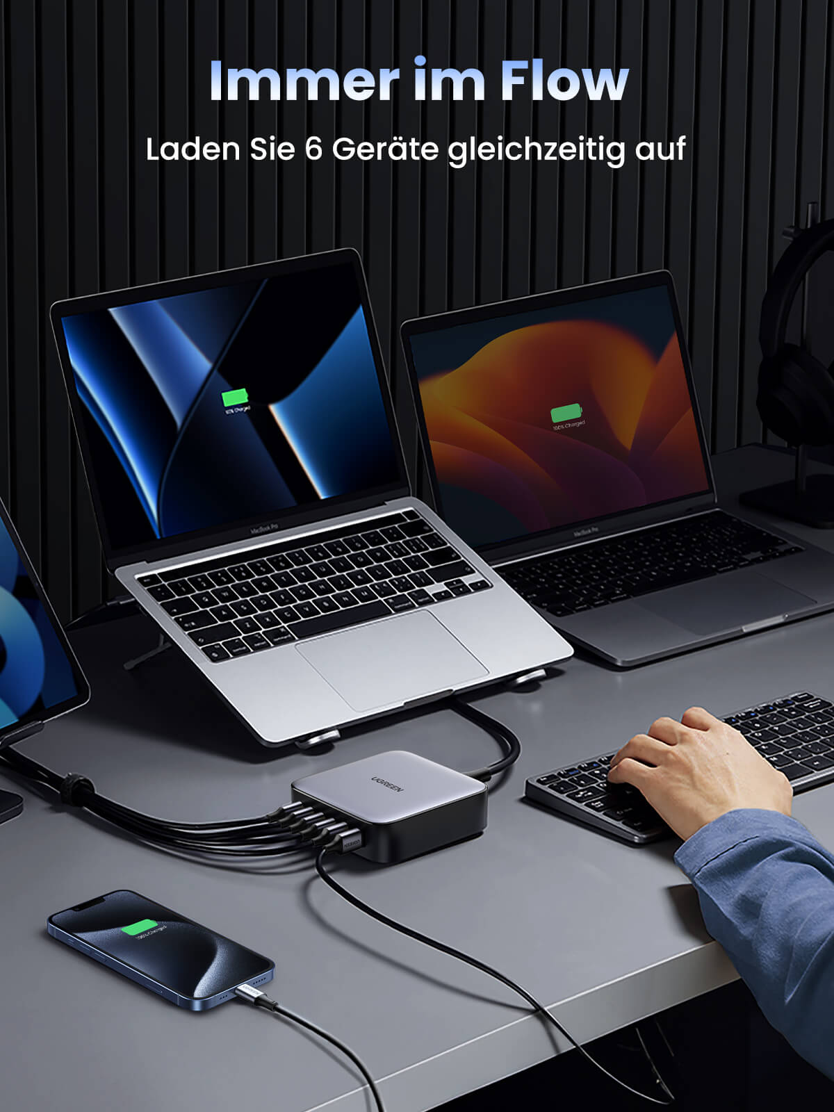 UGREEN 200W USB C 6-Ports GaN Ladegerät | UGREEN DE UGREEN 200W USB C 6-Ports GaN Ladegerät | UGREEN DE
