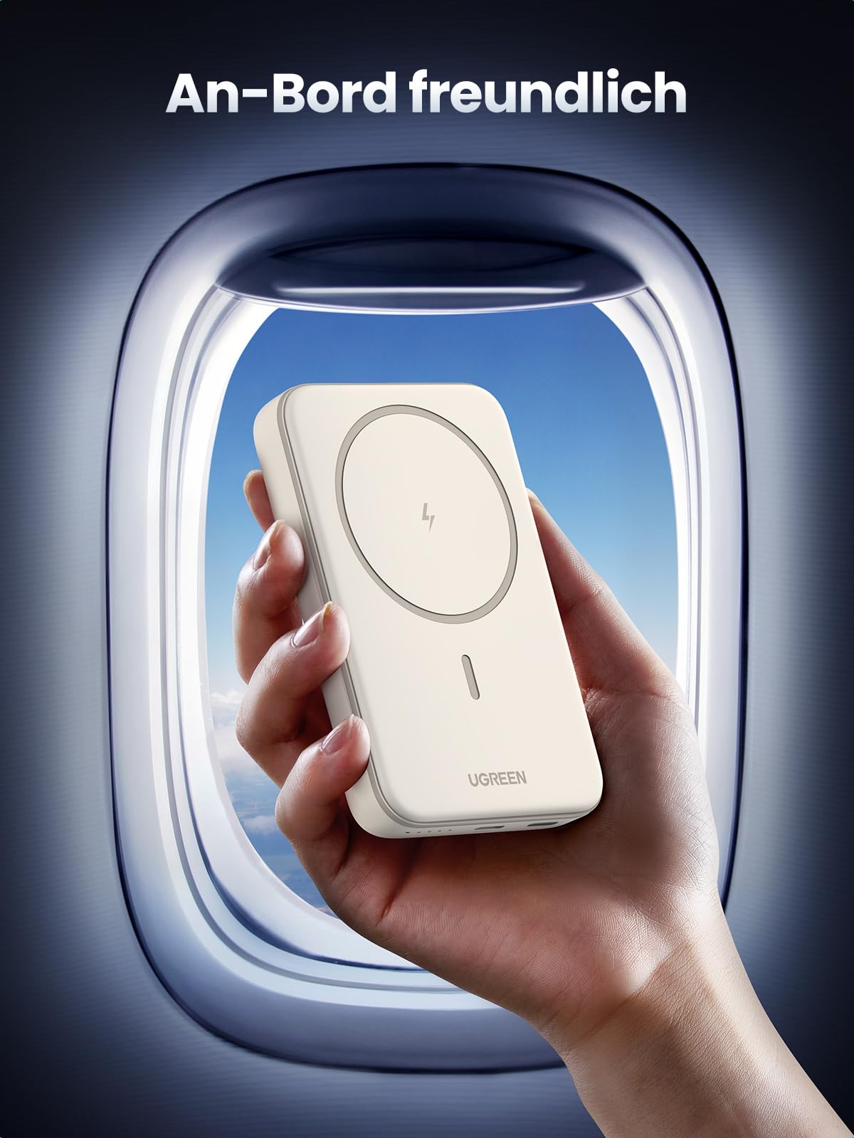 Wireless Magnetische Powerbank 10000mAh with USB-C Cable | UGREEN DE